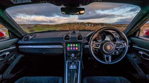 Porsche 718 Cayman Interior Layout And Technology Top Gear