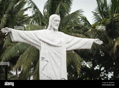 The Christ The Redeemer Statue By The Church Of St Antony Siolim Goa
