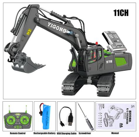 YIGONG RC TOY Collection Excavator Dump Truck Bulldozer - Mocowizglobal.com