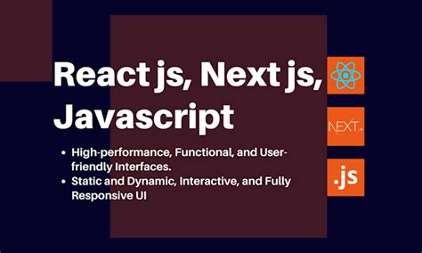 Do React Js Next Js Javascript Web App Development By Viewsol Fiverr