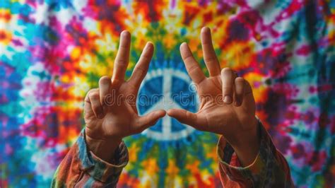 Tie Dye Peace Sign Wallpaper