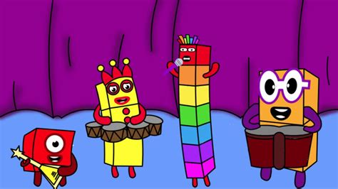 New Vocalist Numberblocks 7 Joins The Group Coloring Stories Made By Numberblocks Fans Youtube