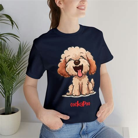 Cockapoo Dog Tshirt Fun Cartoon Design Mom Dad T Shirt Shirt Funny