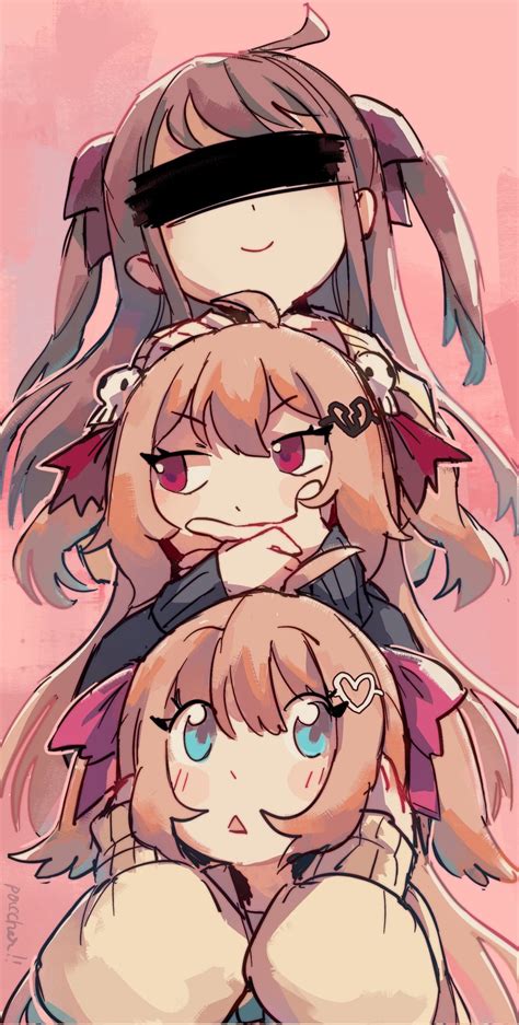 Neuro Sama Evil Neuro Sama And Momose Hiyori Indie Virtual Youtuber And 1 More Drawn By