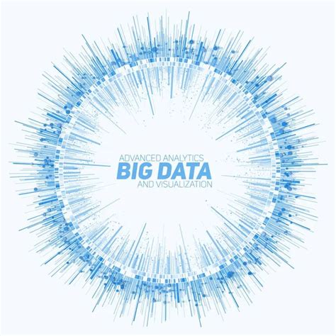 Big Data Circular Grayscale Visualization Futuristic Infographic Information Aesthetic Design