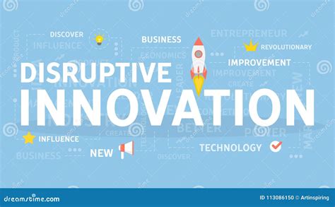 Disruptive Innovation Concept Stock Vector Illustration Of Future