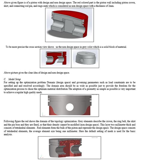Topology Optimization In 3d Printed Piston