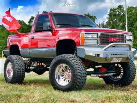 1990 Gmc K1500 Wheel Offset Super Aggressive 3 5 Suspension Lift 10