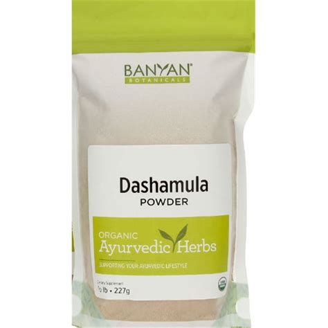 Dashamula Powder Organic Banyan Botanicals Amruth Ayurveda Products