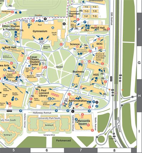 Southeast Quadrant Campus Maps