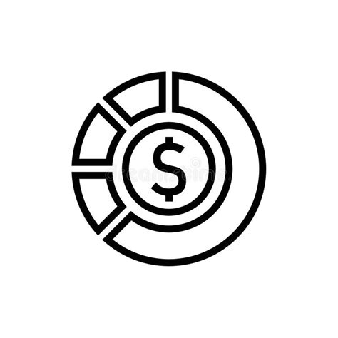 Asset Allocation Icon Outline Set Collection Or Pack Stock Vector Illustration Of Income