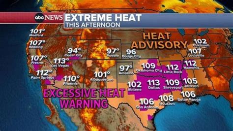 Heat Wave Forecast Dangerous Triple Digit Temps Slam Much Of Us As