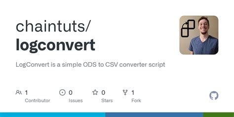Github Chaintutslogconvert Logconvert Is A Simple Ods To Csv Converter Script