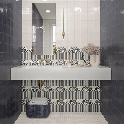 4 Glamorous Art Deco And Mid Century Tile Ideas That Are On Trend