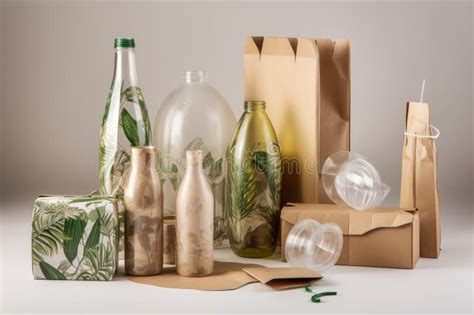 Packaging That Uses Recycled Materials And Is Fully Recyclable Stock Illustration Illustration