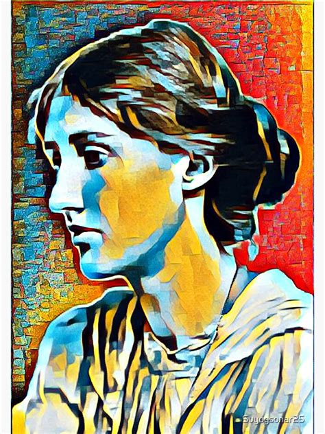 Virginia Woolf Artwork Virginia Woolf Portrait Virginia Woolf Wall