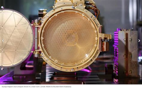 University Of Colorado Boulders Europa Surface Dust Analyzer Suda Astrobiology