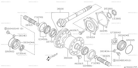 Differential Transmission For Subaru Impreza Wrx Sti Gd 2 Generation