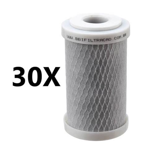 Kit 30 Refil Filtro 5 Carbon Block Carvão Bbi Pentair Leroy Merlin