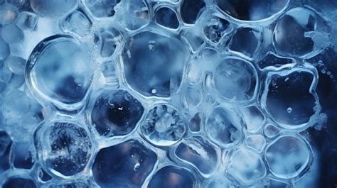 Premium Photo Blue Ice The Texture Of Cracked Ice Frozen Ice Pattern In Winter Cold Freezing