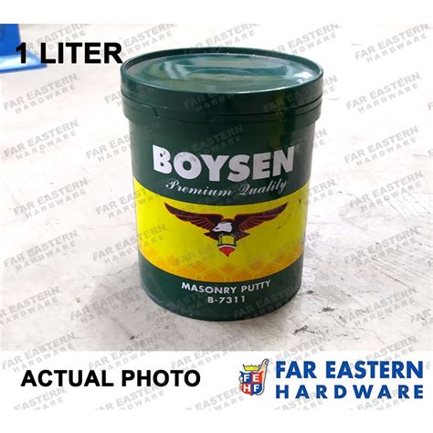 Boysen Masonry Putty B 7311 1 4 Liter Shopee Philippines