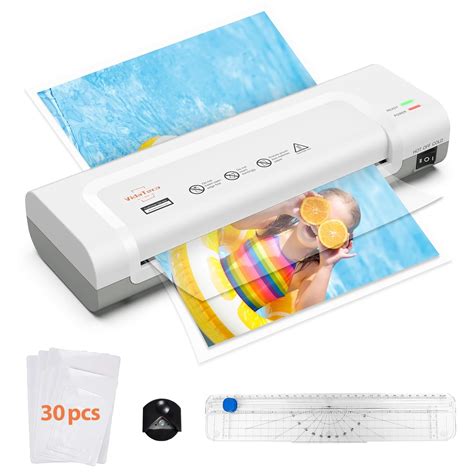 Laminator Machine Portable A4 Thermal Laminator With Hot And Cold Settings Quick Warm Up And