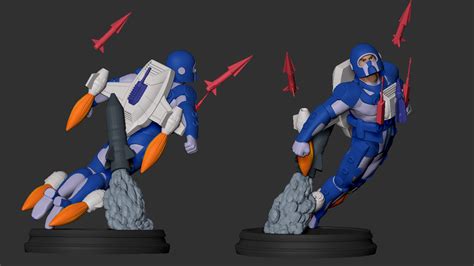 3d File Ace Mccloud Centurions Fanart ♠️ ・3d Printable Design To Download・cults
