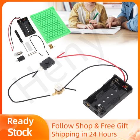 [resdy Stock] Henye Diy Parallel Series Circuit Learning Kit Physics Science Experiment Project