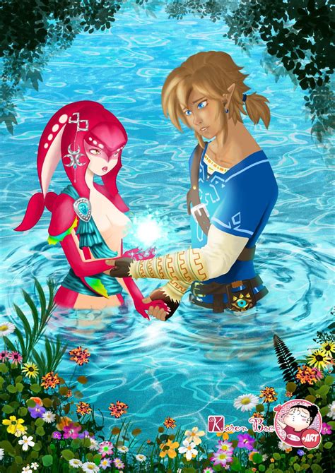 Artstation Mipha And Zelda