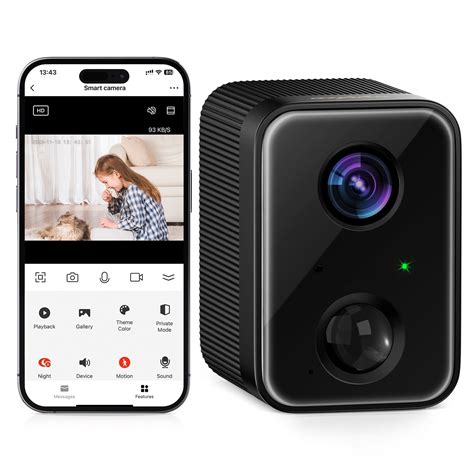 Arpha Wireless Outdoor Security Camera 130° 1080p Wifi Battery Camera