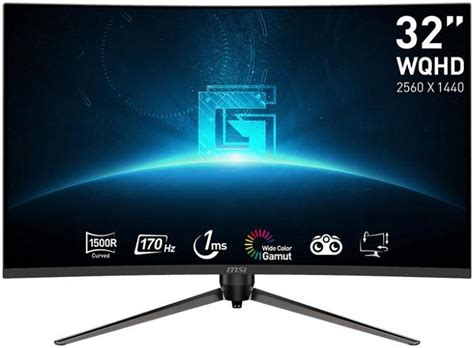 Msi 32 Gaming Monitor 2560 X 1440 Qhd Curved Gaming Monitor 1 Ms