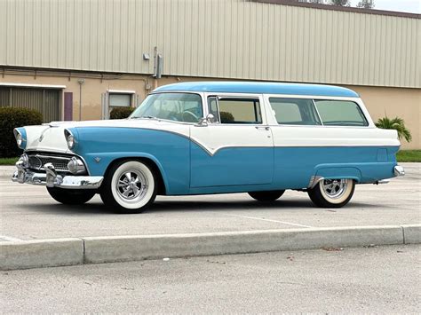 Retro Vibes Ride Strong In The 1955 Ford Customline Wagon Enwheelzme