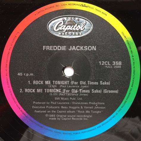 Release “rock Me Tonight For Old Times Sake” By Freddie Jackson