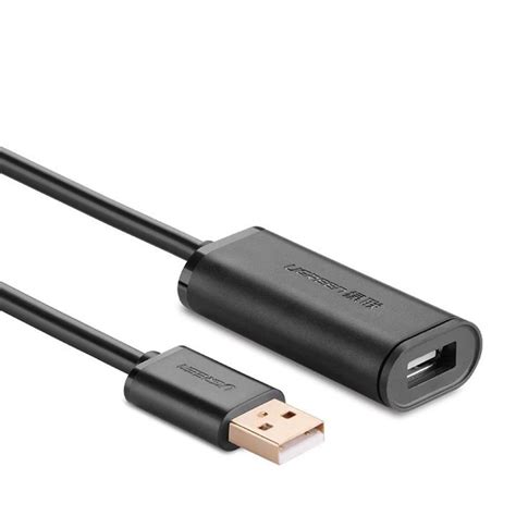 Ugreen Active Cable Usb 20 Extension Cable 480 Mbps 10 M Black Us121