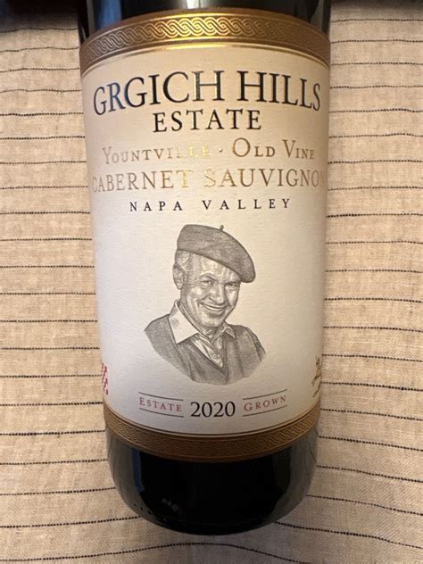 2020 Grgich Hills Cabernet Sauvignon Old Vine Usa California Napa