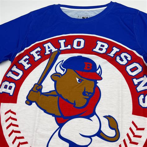 Buffalo Bisons Big Logo Colorblock Short Sleeve Shirt The Bflo Store