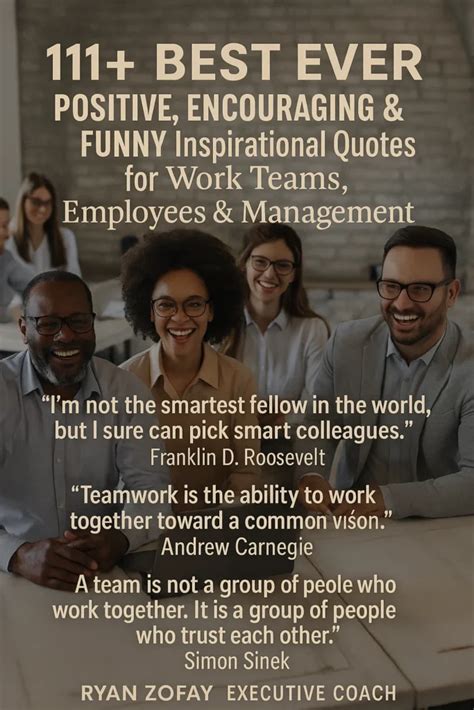 111 Best Inspirational Quotes For Work Team Success