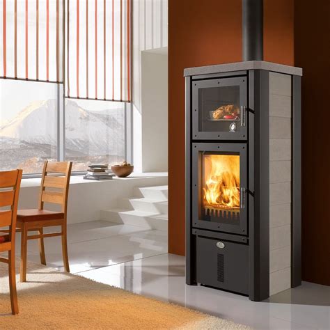 Heating Stove With Oven Odin Bf Max Blank Gmbh Wood Pellet 5
