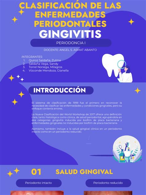 Clasificación Y Tratamiento De La Gingivitis Según La Nueva