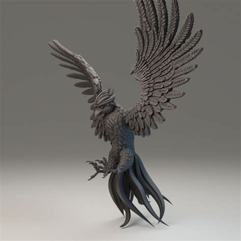3d Printable Phoenix By 2moronic Miniatures