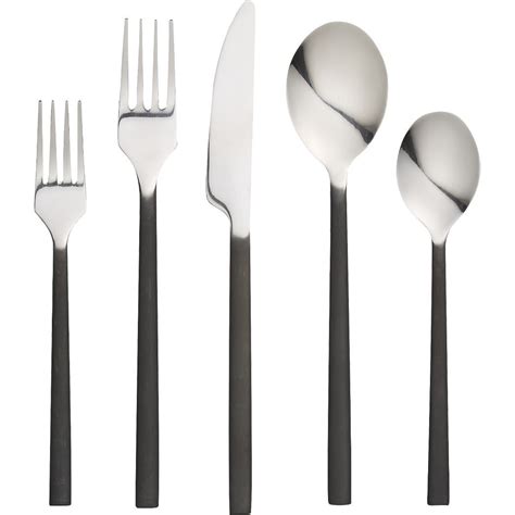 Black Handle Flatware Foter