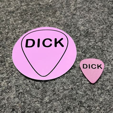 Dick Guitar Pick Etsy