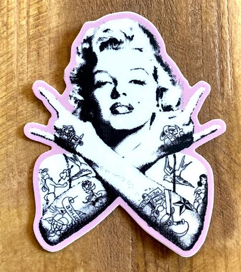 Marilyn Monroe Finger Tattoos