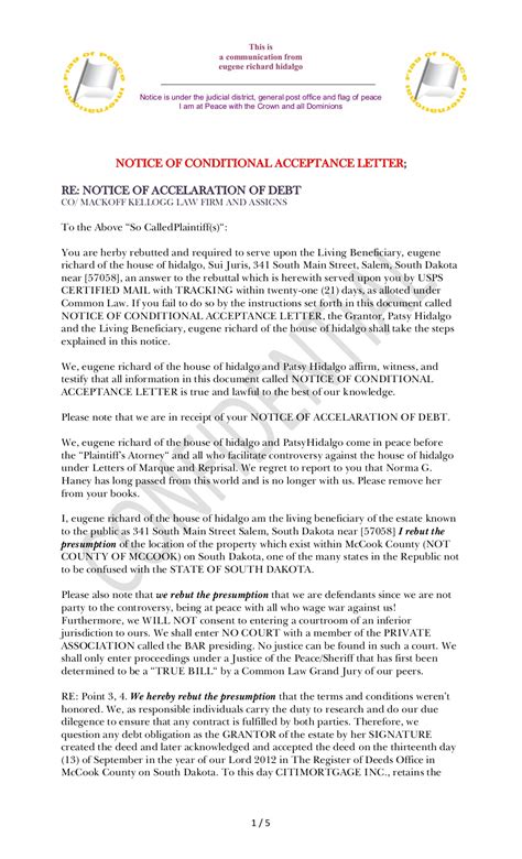Conditional Acceptance Letter Template Conditional Acceptance Letter Conditional Acceptance Letter Template Conditional Acceptance Letter