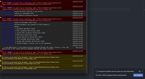 A Request Has Failed From Json Language Features · Issue 86140 · Microsoftvscode · Github