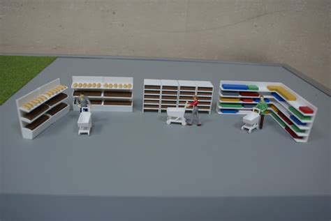 Макеты предметов интерьера и оборудования