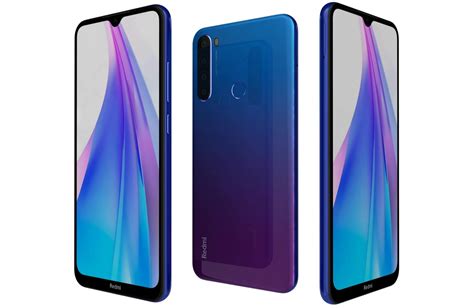 Xiaomi Redmi Note T Starscape Blue D Model By Rever Art