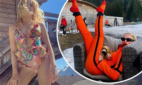 Pixie Lott 31 Enjoys Luxurious Ski Resort Getaway To The French Alps