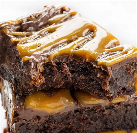 Salted Caramel Brownies I Am Baker