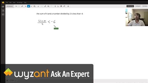 Simple Inequality Question With Algebra Involved Youtube